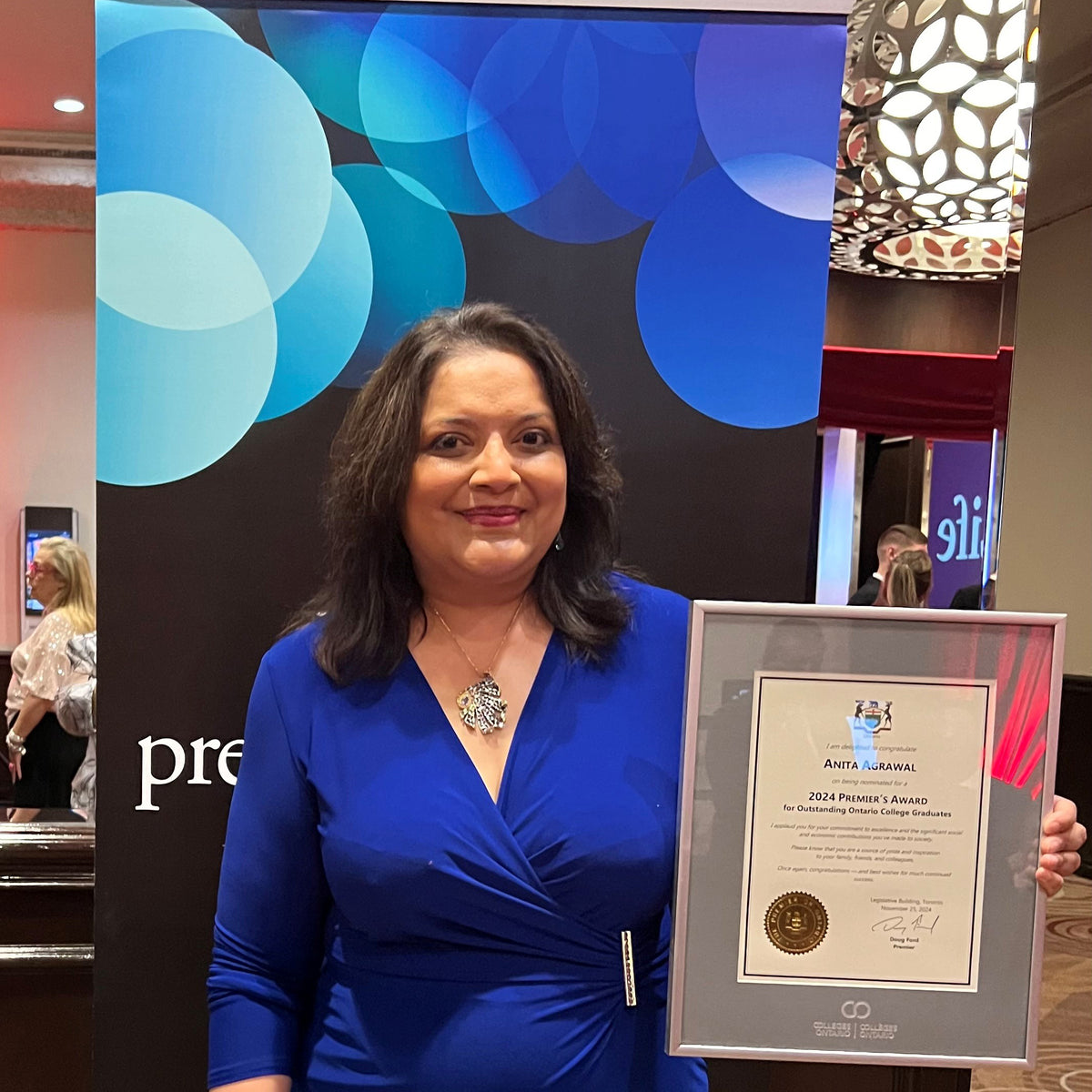 Our CEO was recently nominated for the premier’s award for business ex ...